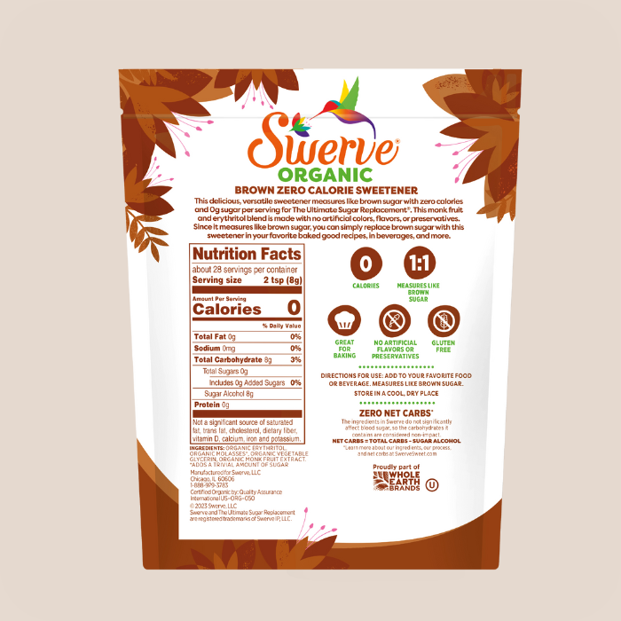 SWERVE ORGANIC BROWN SWEETENER – Swerve